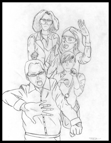 Tito's Drawing | Tito did a cartoon rendition of Todd, Maiyi… | Flickr