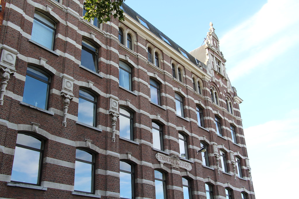 Entrepôt du Congo, Antwerp: 19th-Century Brick Warehouse on Sint-Jansvliet