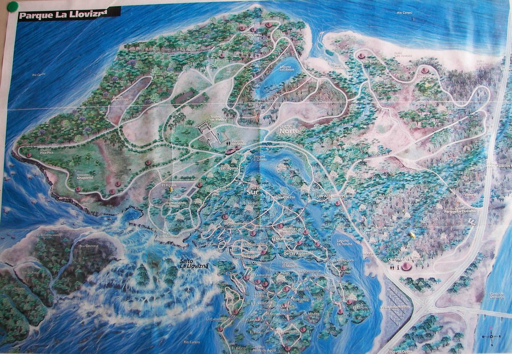 Rio Caroni Mapa
