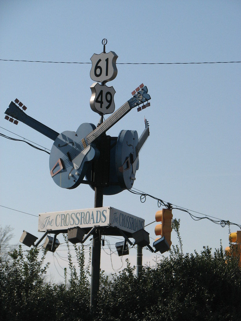 The Crossroads II | Close-up of Crossroads sign at Clarksdal… | Flickr