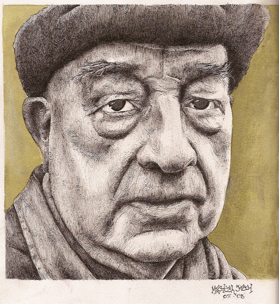 ink portrait | felt tip pen | Michael Stacy Art | Flickr