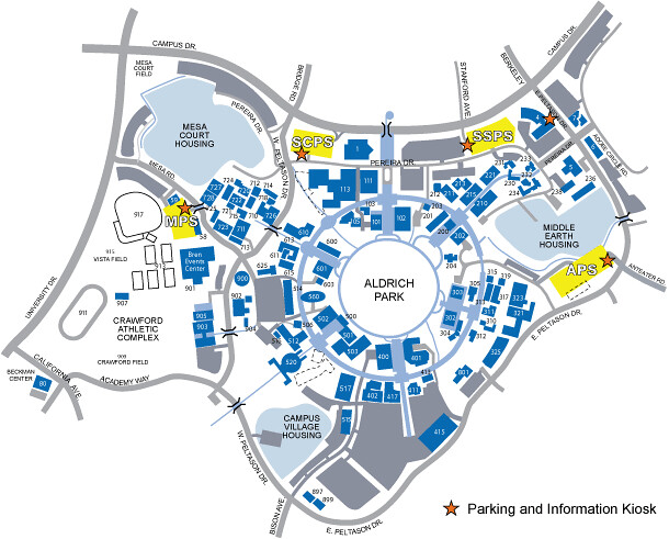 Uc Irvine Campus Map