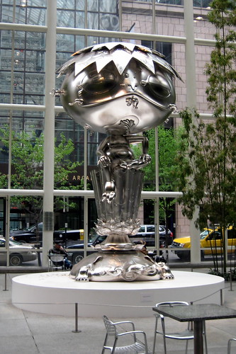 NYC: 590 Madison Avenue Atrium - Murakami's Oval Buddha | Flickr