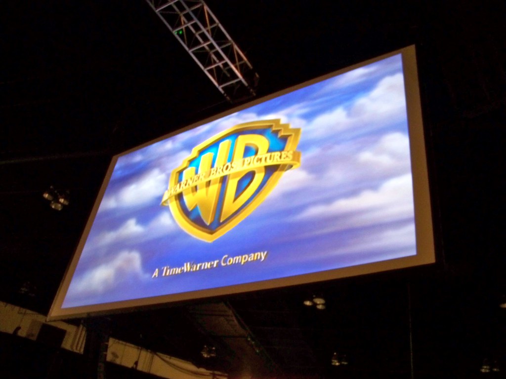 Waiting for the Warner Brothers presentation to start at S… | Flickr