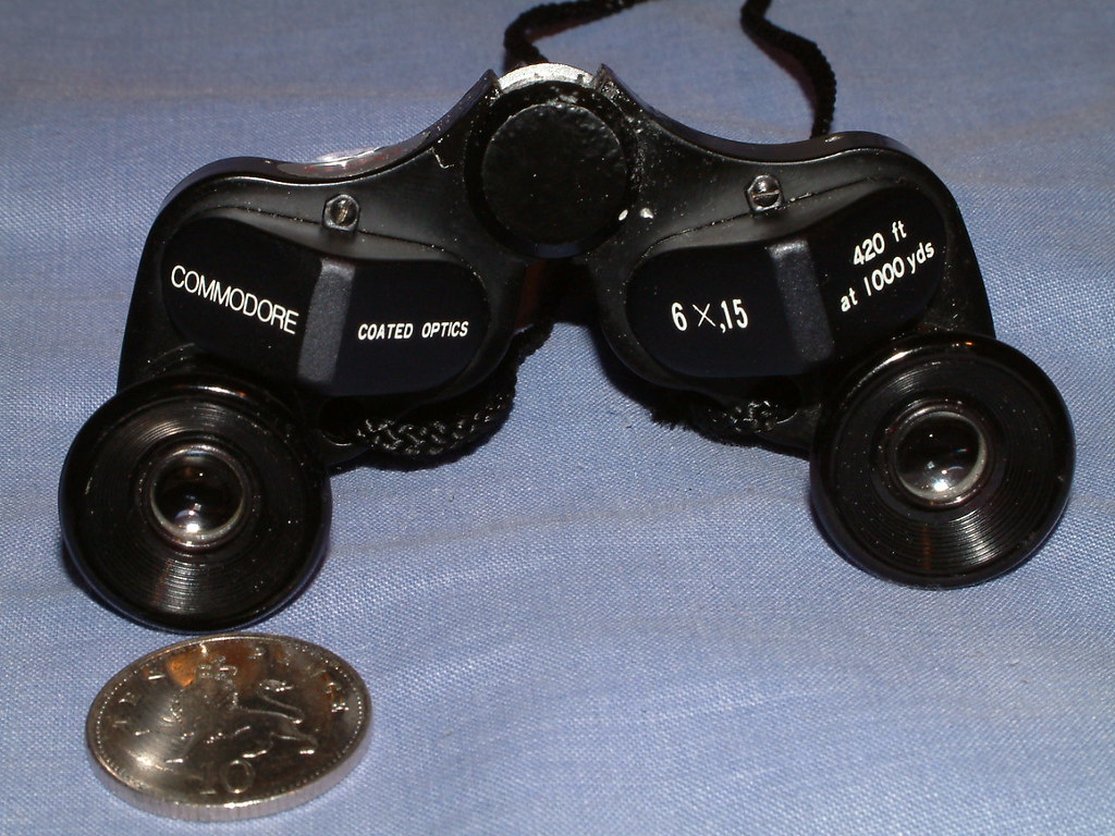 Commodore 6x15 | Tiny reverse porro binocular with dim image… | Flickr