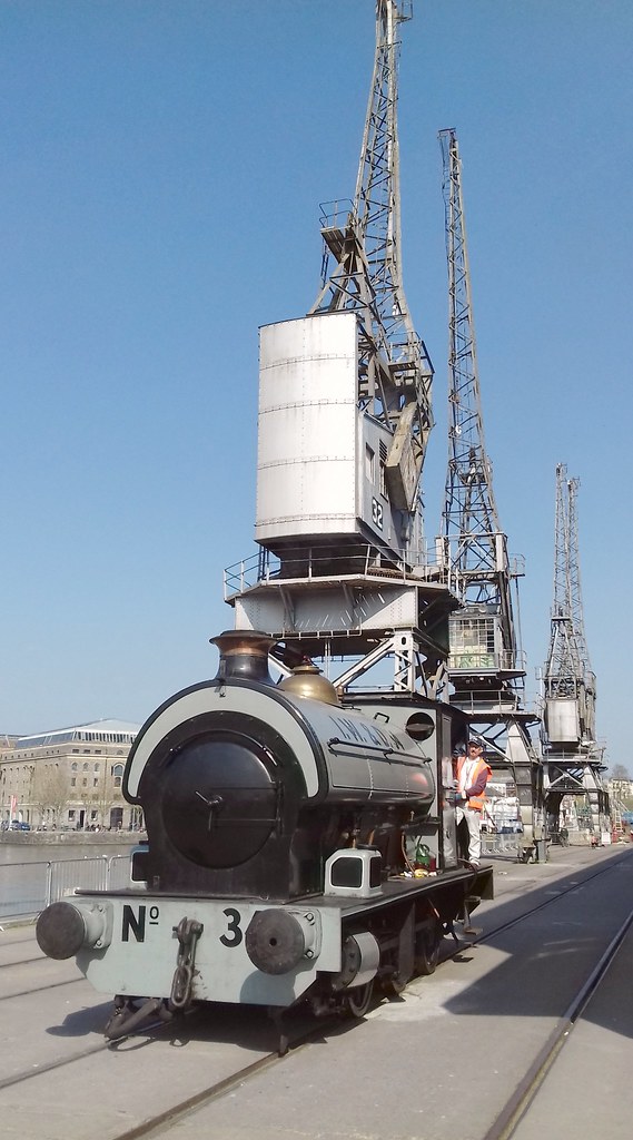 Steam loco at Bristol Docks by Peter Brabham | Lucky busines… | Flickr