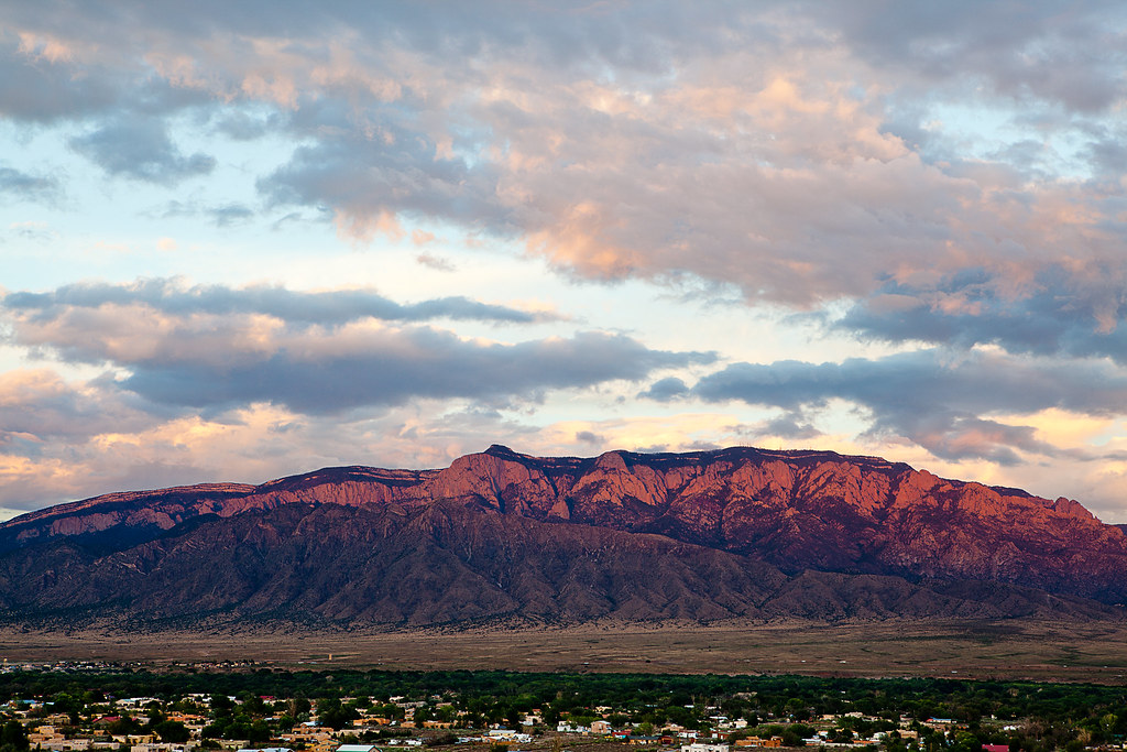 The Sandia Mountains | The Sandia Mountains from above Corra… | Flickr