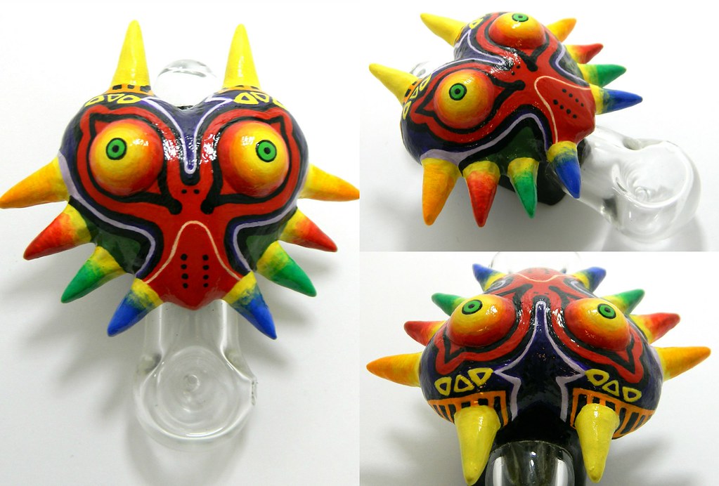 Zelda Majoras Mask inspired pipe | Made by DeMatteo Art www.… | Flickr