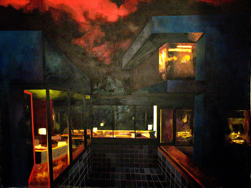 Dark House | Dark House. Acrylic on Canvas, 84" x 108", 2008… | Flickr