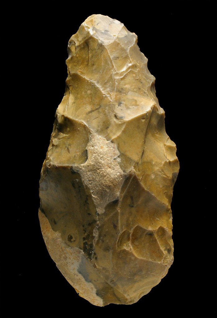 Palaeoloithic Handaxe 3 | Palaeolithic hand axe from Dunbrid… | Flickr