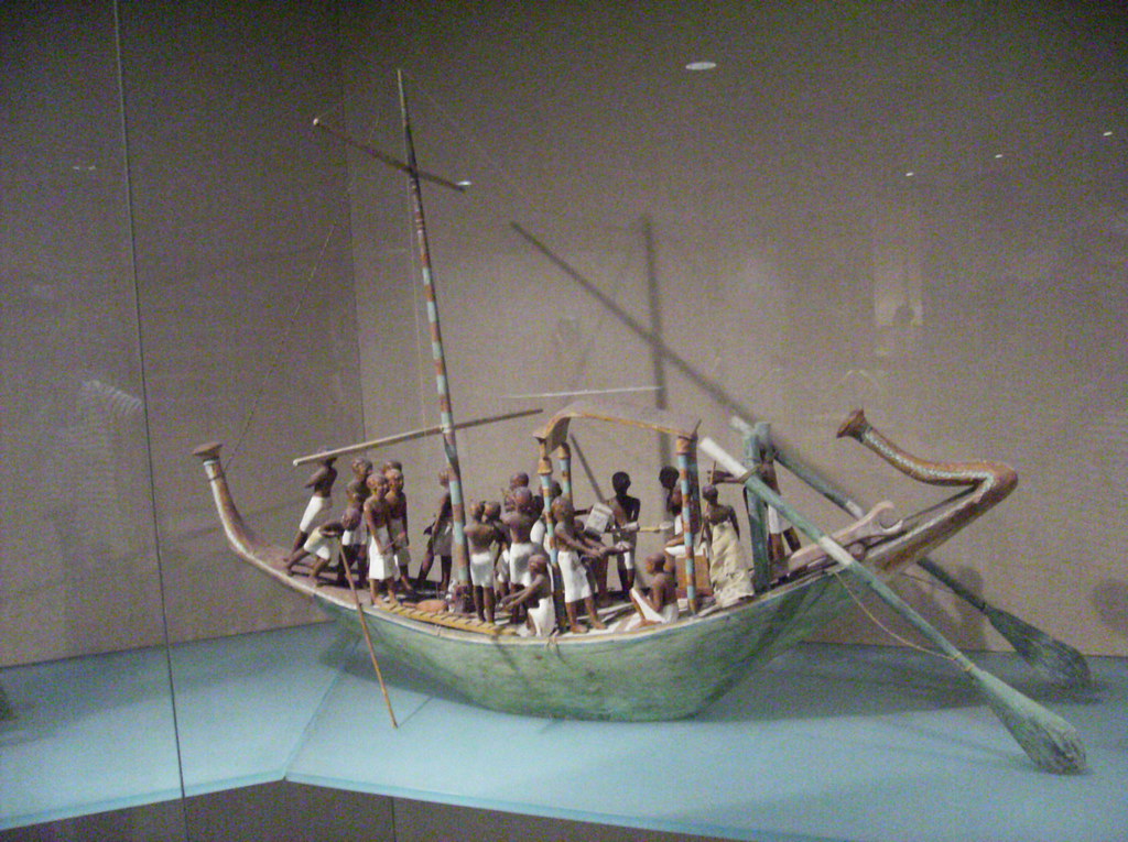 Funeral boat sailing | Egyptian, Dynasty 12, early reign of … | Flickr