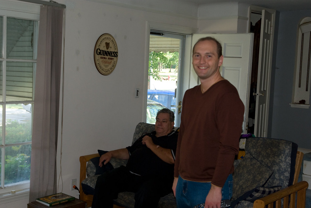 Browns Party: Casual indoor portrait in a sunlit living room
