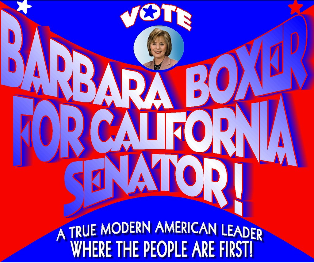 Barbara Boxer For Senator! | SENATOR BARBARA BOXER IS A PROM… | Flickr