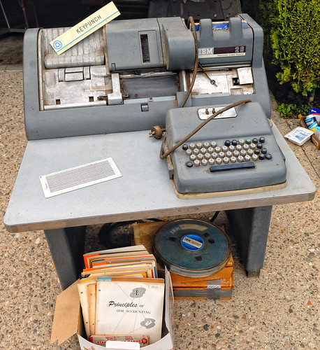 IBM Keypunch Machine | For sale today at a neighbor's yard s… | Flickr