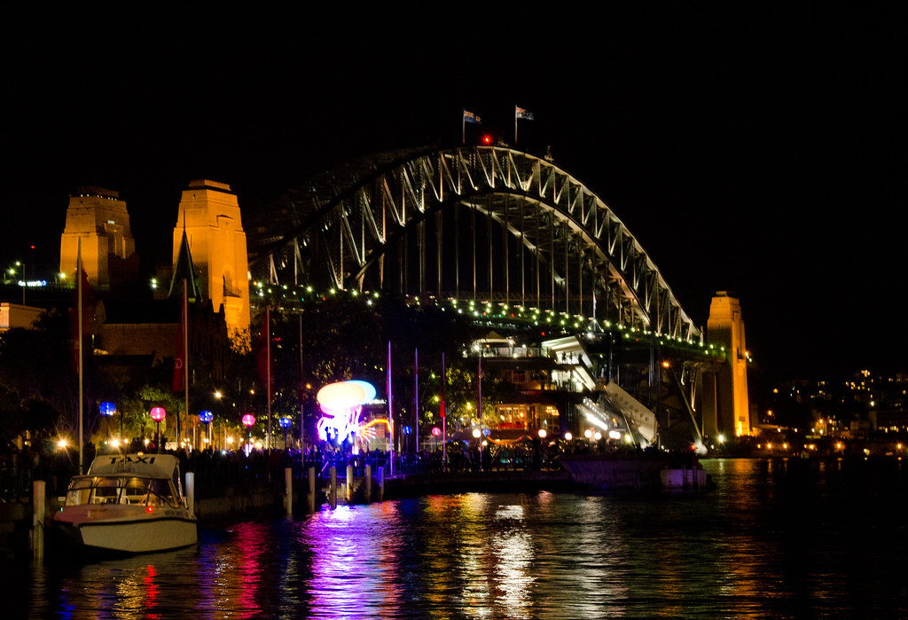 Vivid Sydney 2011 Harbor Bridge | Lighting the sails | Adrian Ong | Flickr