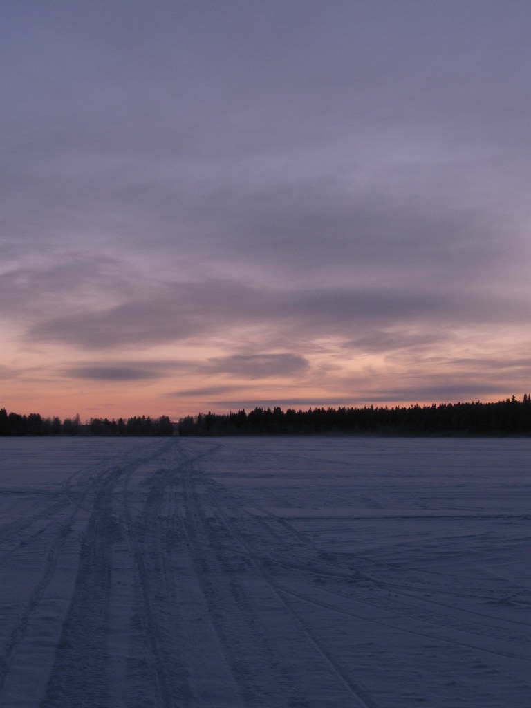 009 | Sunset on frozen lake in Finland. January 2009 | Kkattja | Flickr