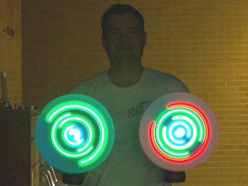 Chip Camp LED Frisbee Swirl | Taken during the first week of… | Flickr
