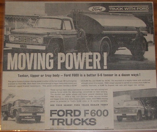 1964 Ford F-600 Heavy Truck Ad | Ford F-600 Heavy Duty Truck… | Flickr