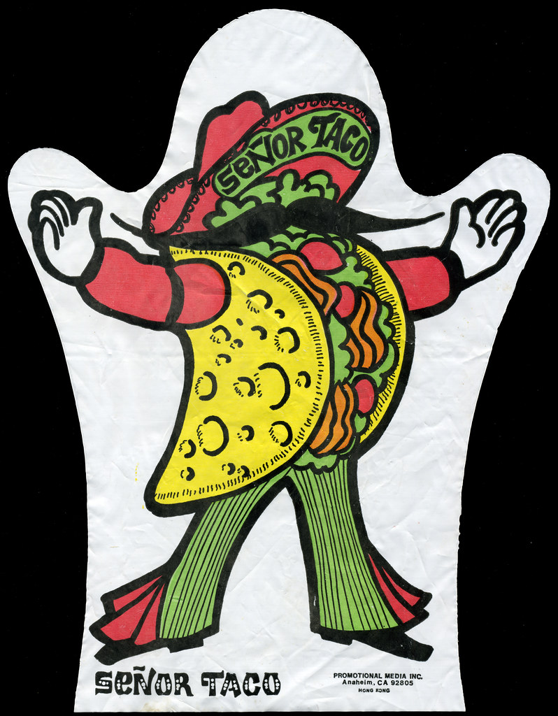 Señor Taco - hand puppet - 1970's | Though I am unfamiliar w… | Flickr