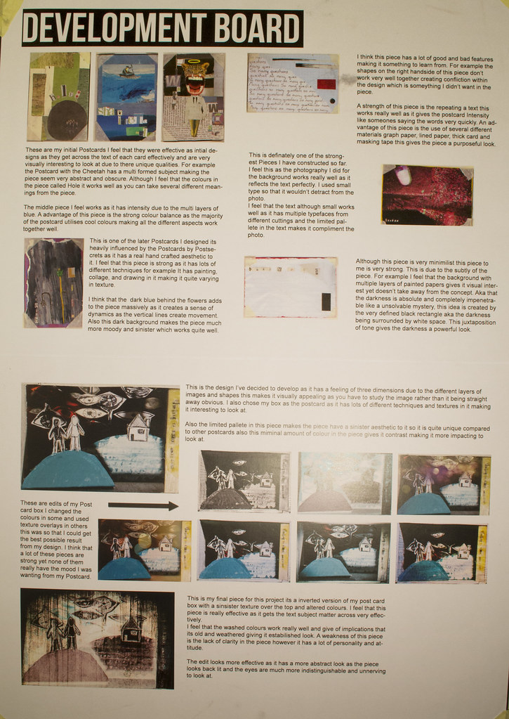 Development board | This board shows how I got to the final … | Flickr