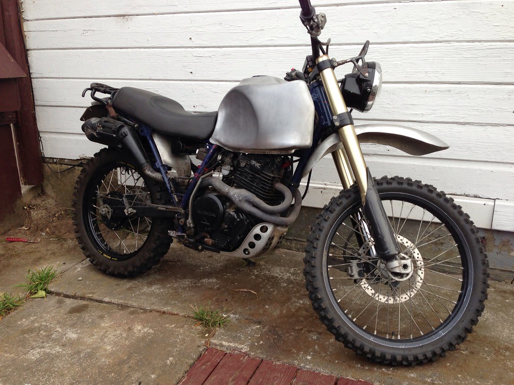 Honda xr600r dakar tank project | My version of the Honda xr… | Flickr
