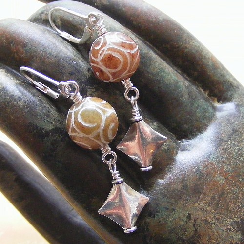 Zen - Feb. 17, 2010 | 'Zen' earrings are made with hand-carv… | Flickr