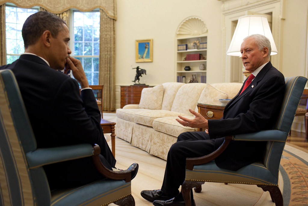 White House Oval Office meeting, May 5, 2010: formal discussion between the President and a U.S. Senator