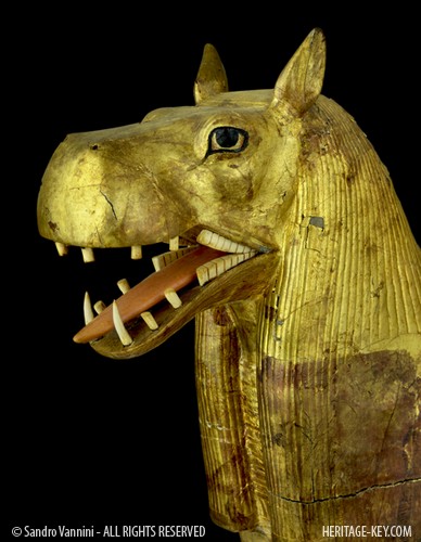 Ammut, from the Ritual Bed in the tomb of King Tut (KV62) | Flickr