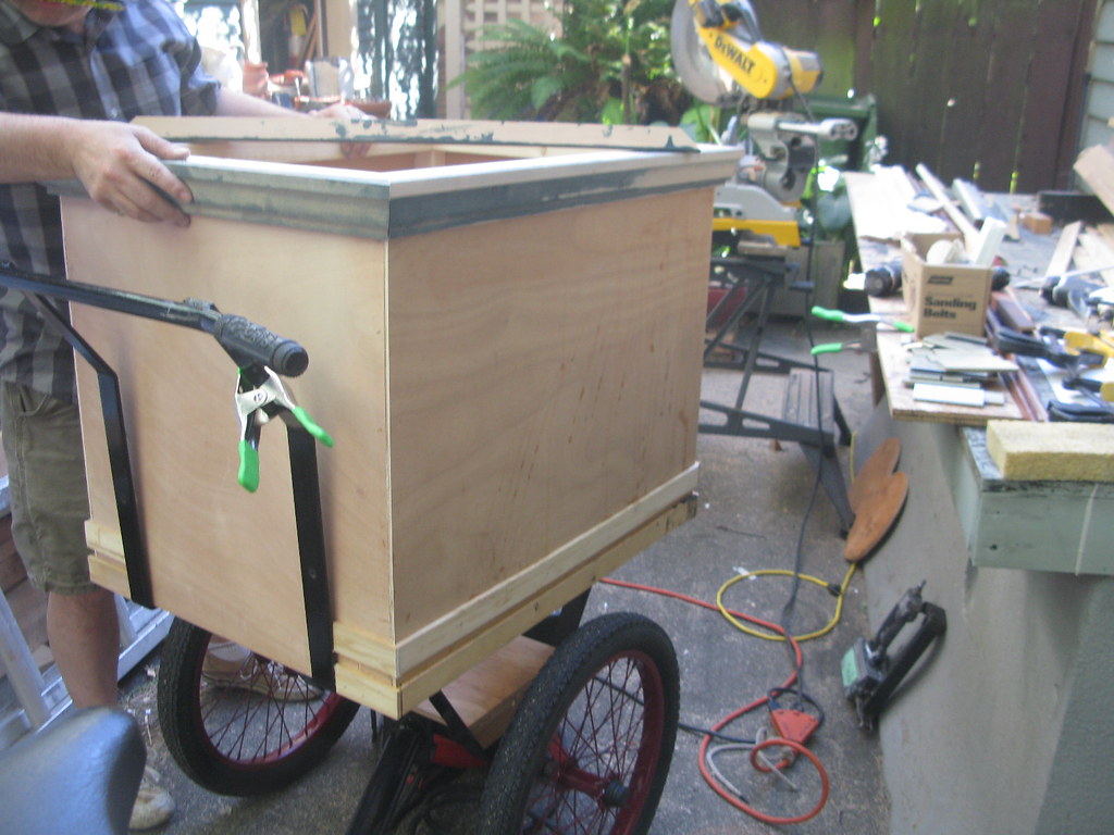 Irish Coffin trike | Building the Irish Coffin onto the bike… | Steve ...