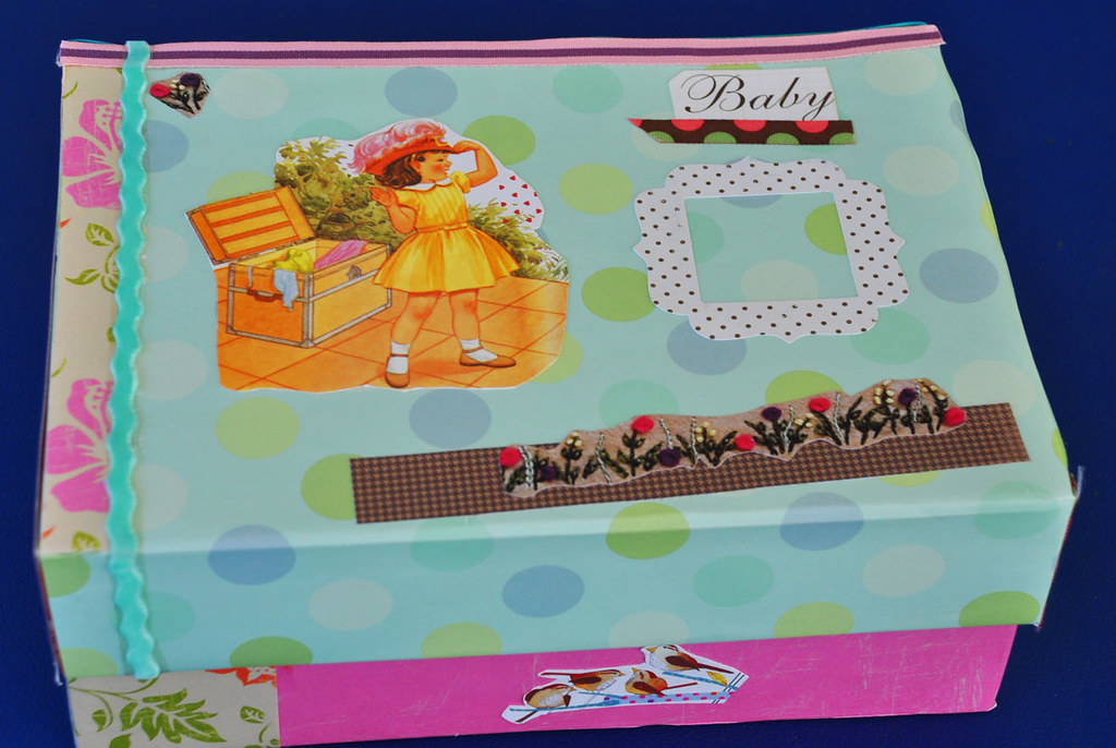 A kid´s Shoe Box collage | resolvi forrar essa caixa pois se… | Flickr