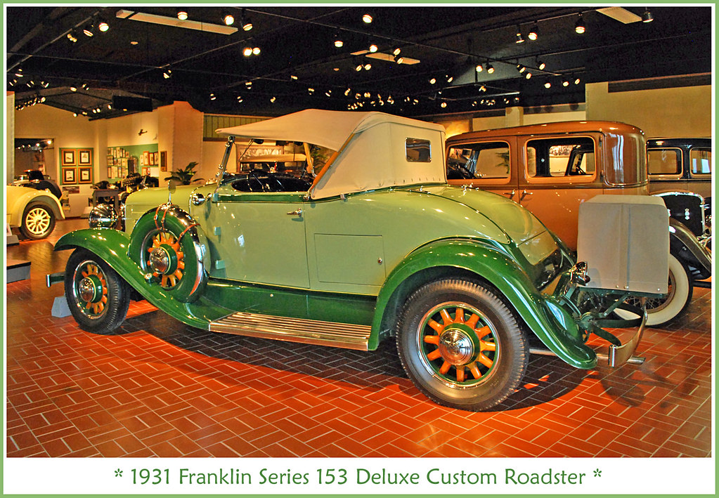 1931 Franklin Custom Roadster | June 16, 2010 at the Gilmore… | Flickr