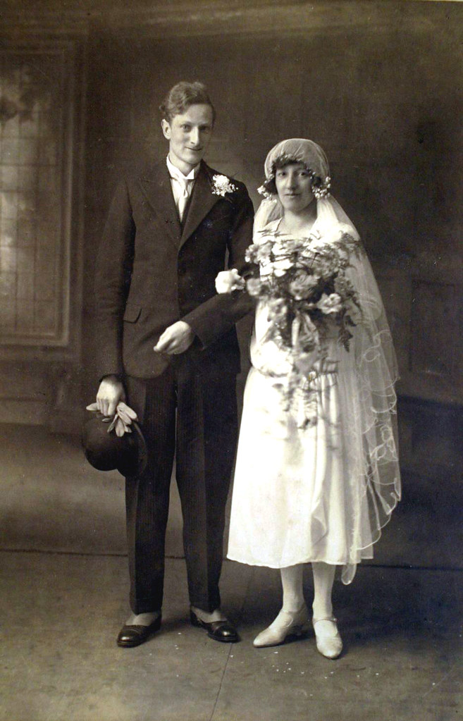 Wilfrid and Ethel wedding day 1929 | Here's Thomas and Emma … | Flickr