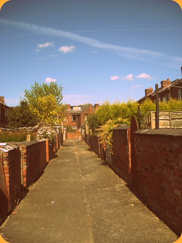 A Bredbury back-alley in the 1960s | Well, a back alley in B… | Flickr