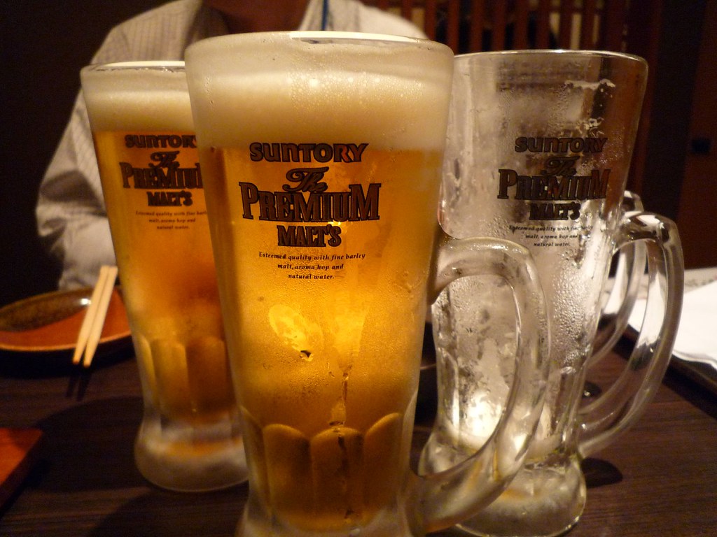 Suntory The premium Malt's draft beer!! | @永山本店（有楽町・東京） | Phreddie | Flickr