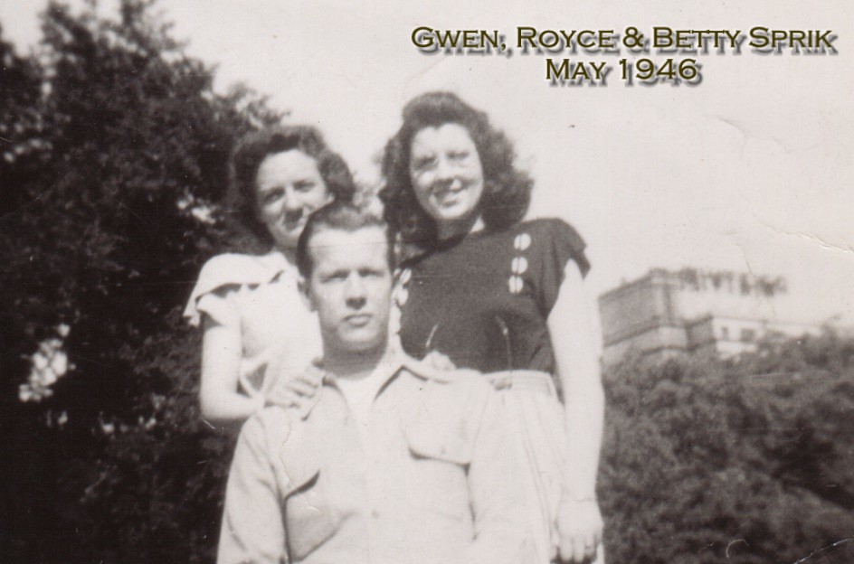 Gwendolyn Janice Wahl - Holbert Royce Hunt - Betty Sprik - 1946 May - a ...