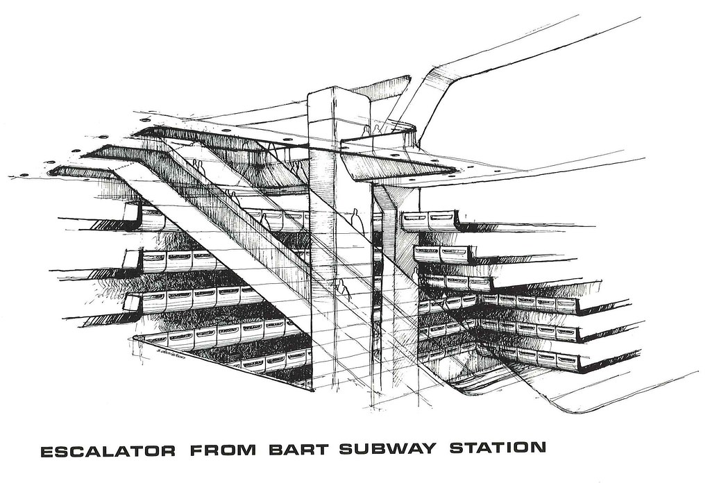 Rapid Transit to the San Francisco International Airport: Escalator ...
