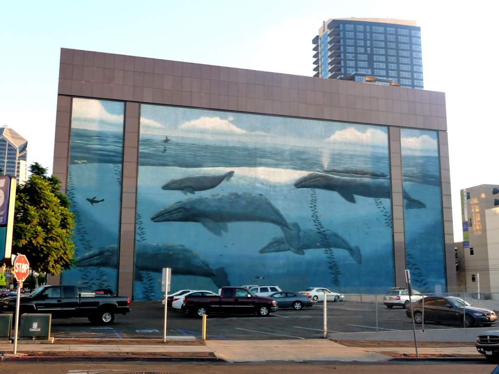 Wyland Whale Mural, City Bank Building, Downtown San Diego… | Flickr