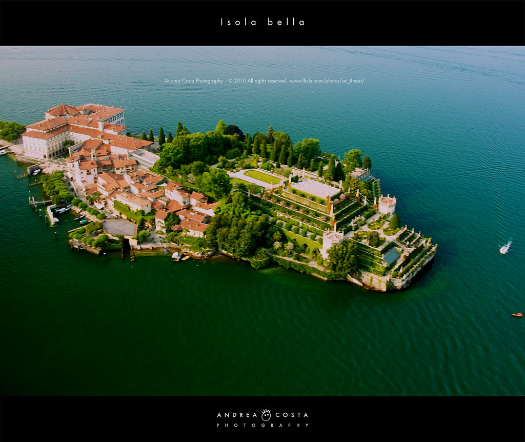 Isola Bella - Flight view | Info photo: Island Bella Lago Ma… | Flickr