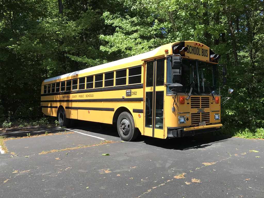 School Bus | Bus 392, 2000 Thomas EF. Chesterfield County Cu… | Flickr