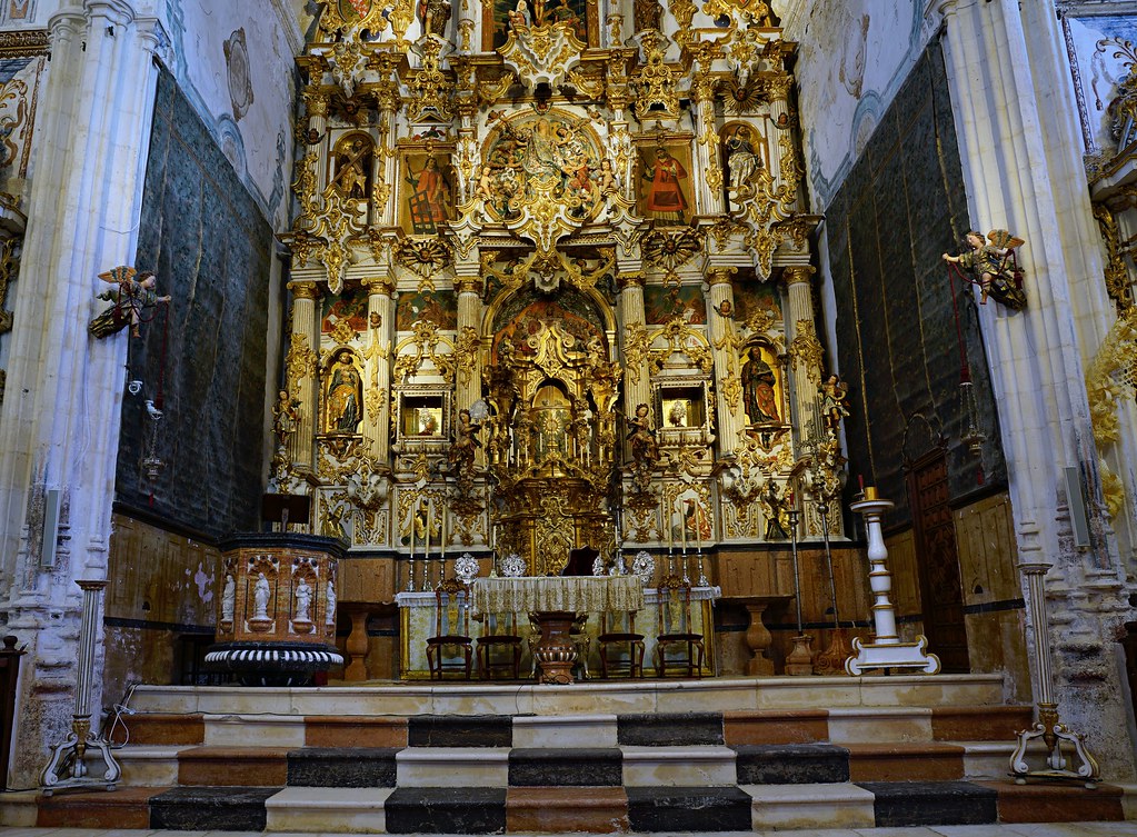 Retablo del altar mayor de la iglesia Santa Maria La Mayor… | Flickr