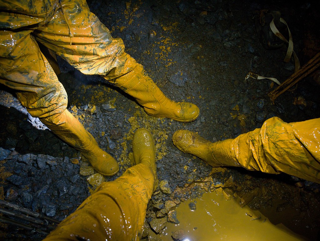 Z mine | Dirty waders. Dirty from limonite mud from wading i… | Flickr