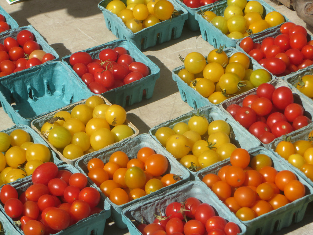 Tomatoes | Grape tomatoes at the Tompkins Square greenmarket… | Eden ...