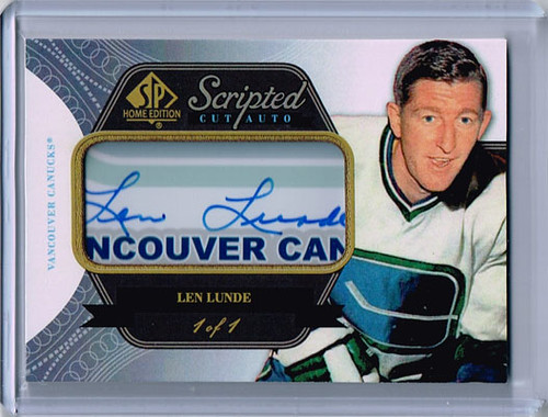 11-12 UD Cup Scripted Swatches Len Lunde auto | sbangayan86 | Flickr