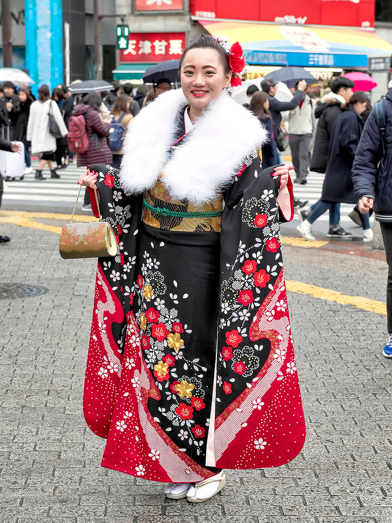 Japanese Kimono on Coming of Age Day 2018 | Traditional Japa… | Flickr