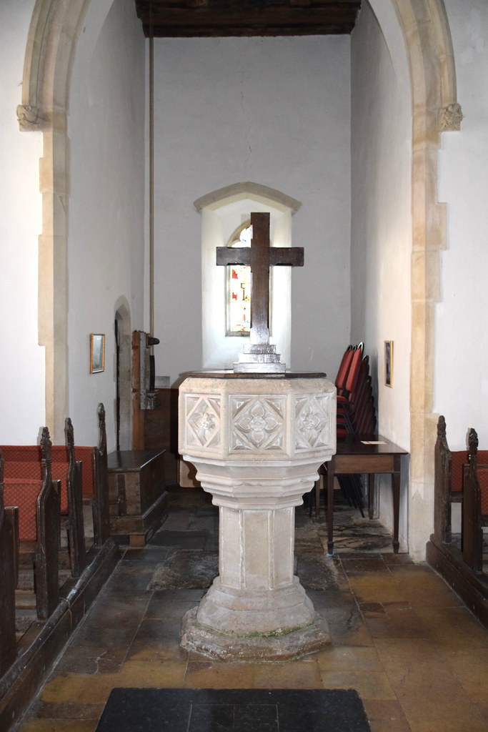 font | St Andrew, Great Saxham, Suffolk This is a church I s… | Flickr