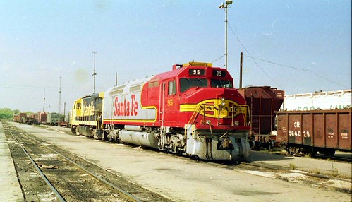 Santa Fe 95 | SF 95 parked on the rip tracks at IHB's Blue I… | Flickr
