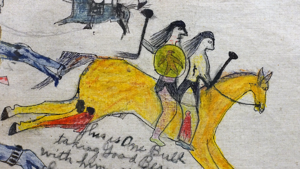 One Bull, Custer’s War | Henry Oscar One Bull/Tȟatȟáŋka Waŋž… | Flickr