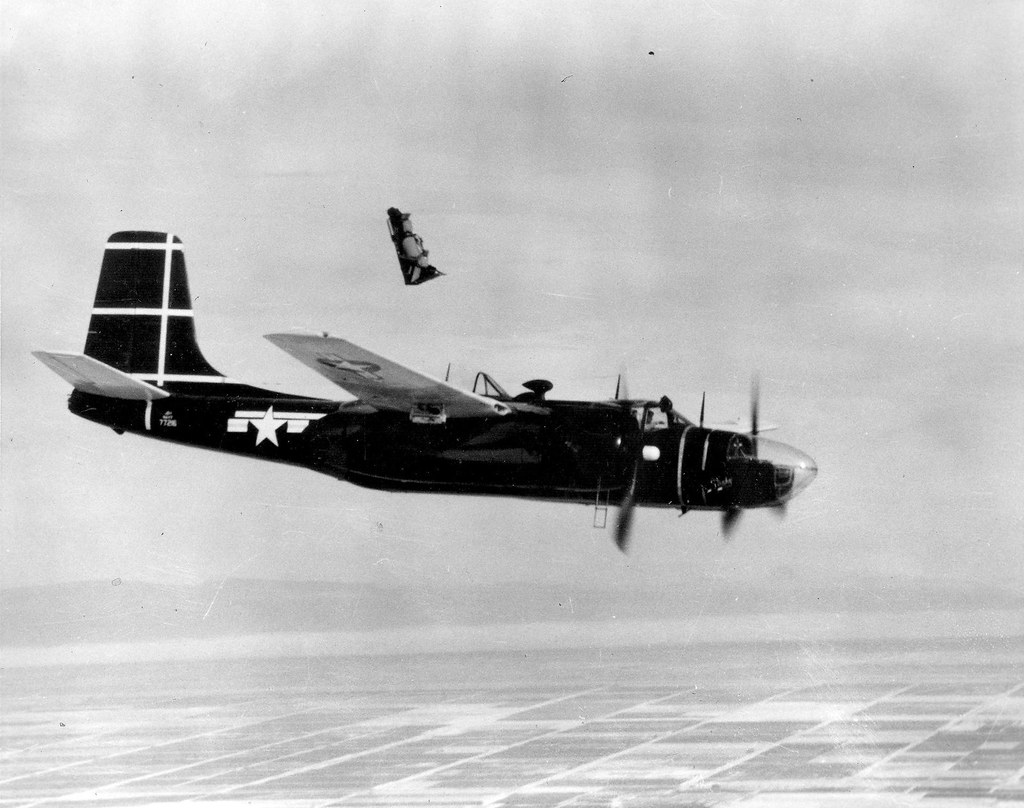 Douglas JD-1 Invader | An ejection seat test performed by th… | Flickr