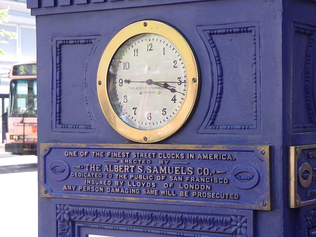 San Francisco::Samuel's Clock (detail) | (1915 - Joseph Maye… | Flickr