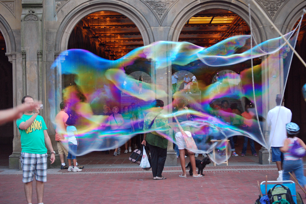 Bubbles at Central Park - New York | Giant bubbles at Centra… | Flickr